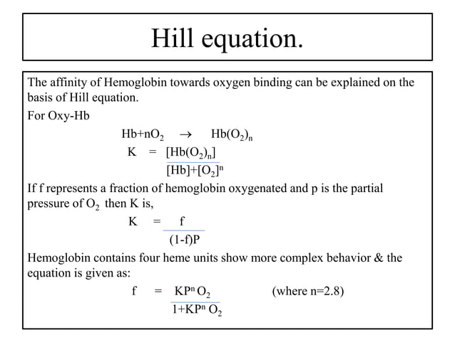 biological oxygen carriers hemoglobin ,hemocyanin ,hemerythrene .hill ...