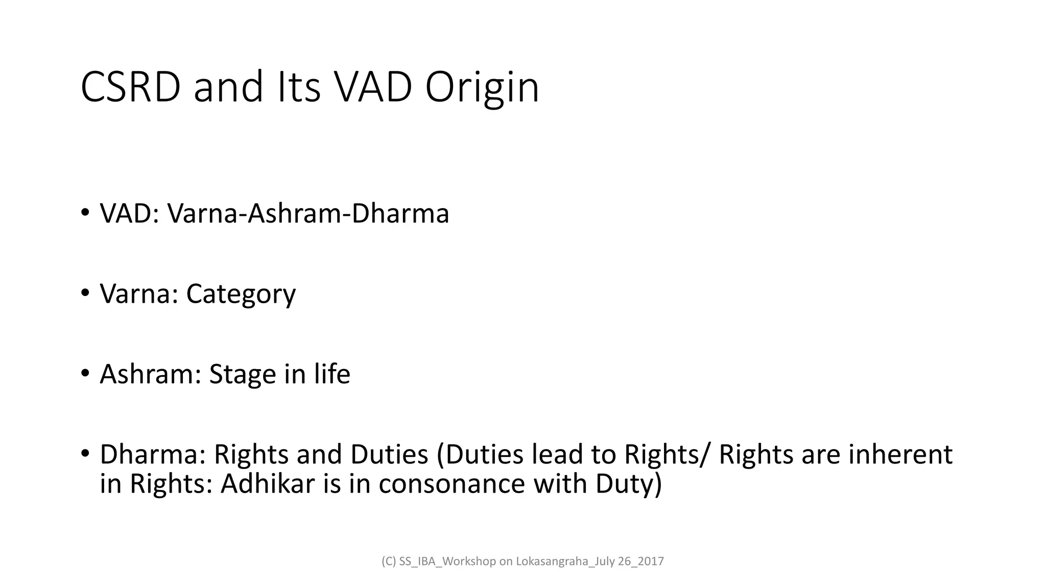 Sanatan VAD and Loksangraha for a New Planetary Community (Viswa Kutumb ...