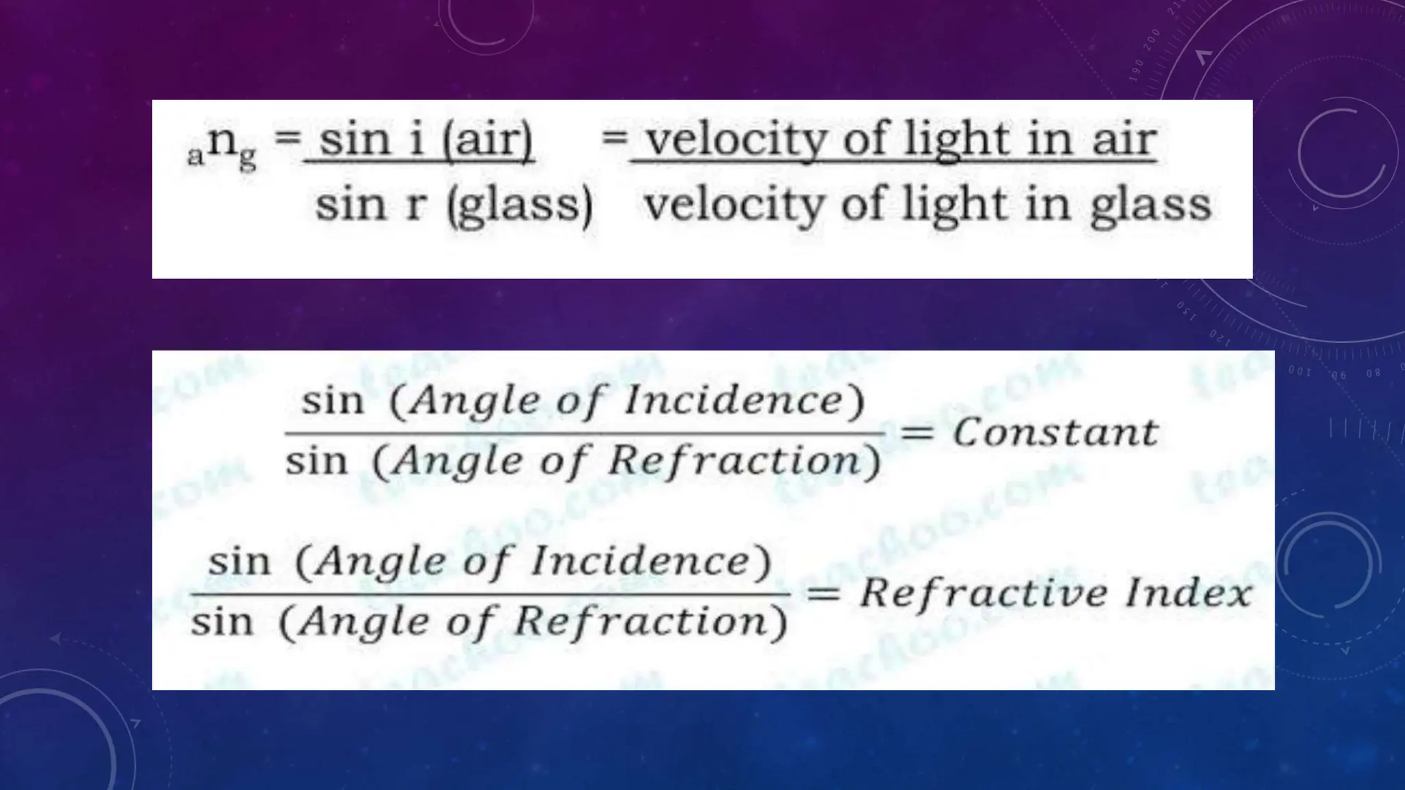Visual Optics Laws of Reflection and refraction.pptx