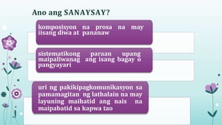 sanaysay.pptx