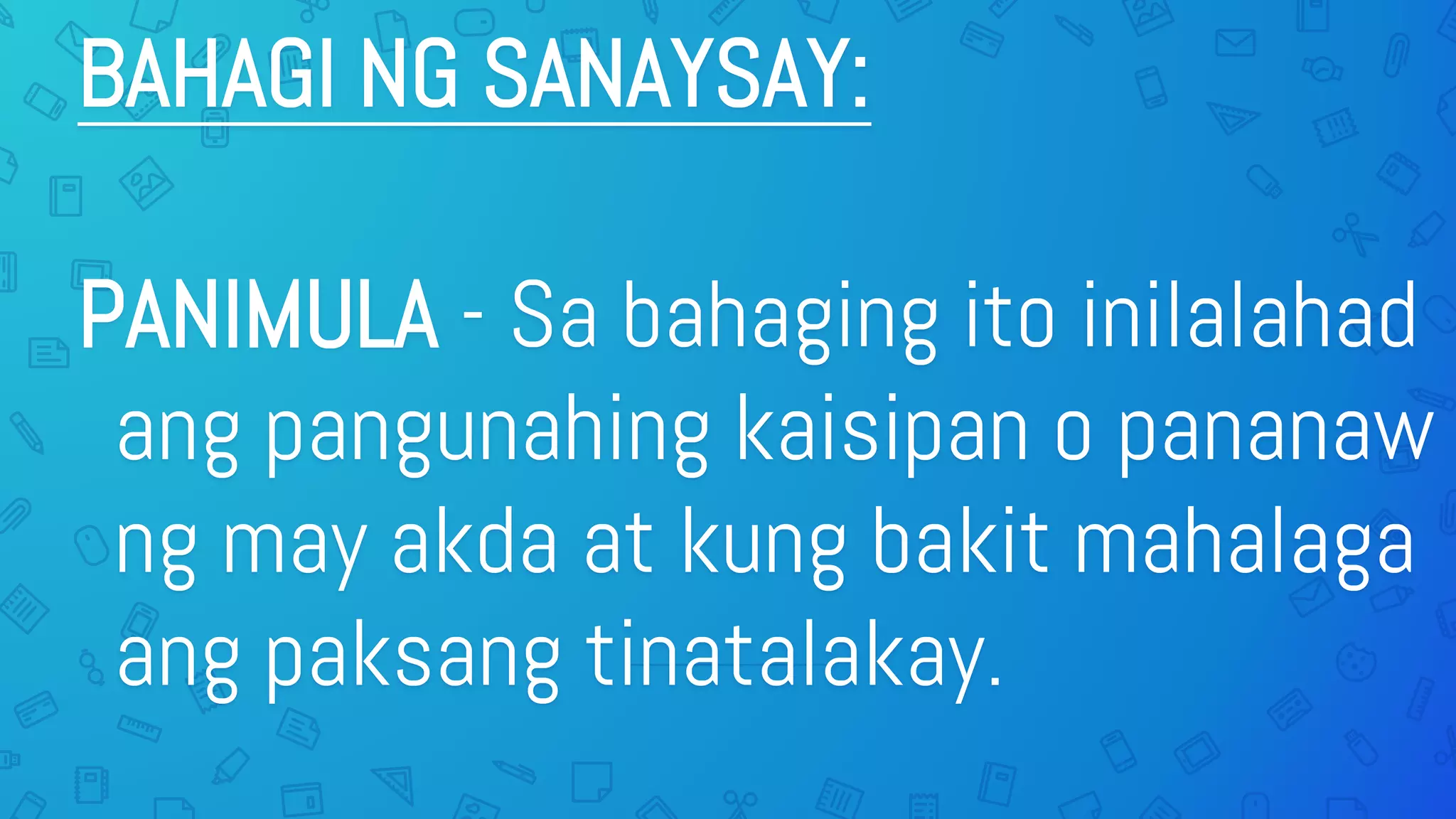 Ano ang sanaysay | PDF