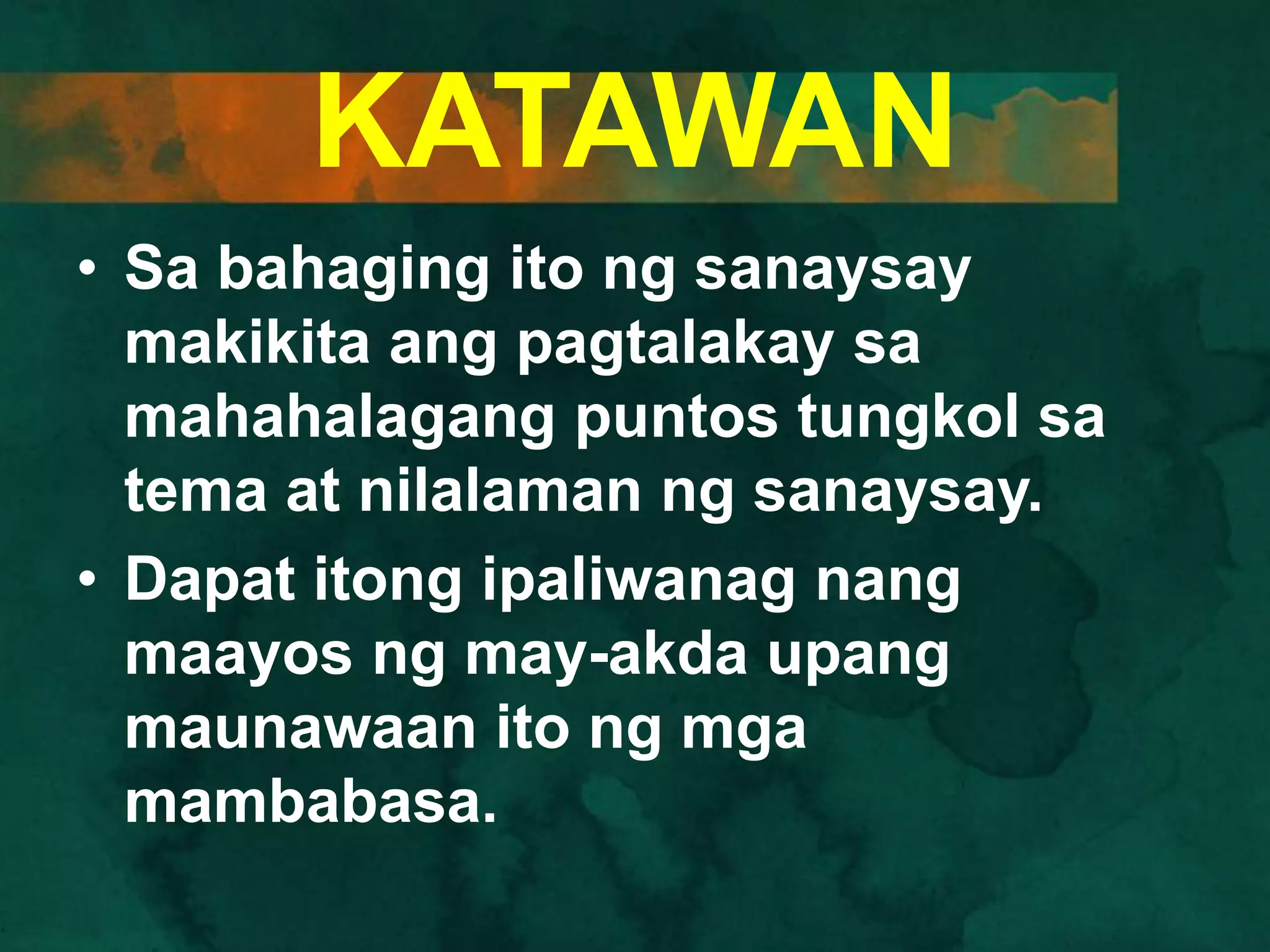 SANAYSAY.ppt