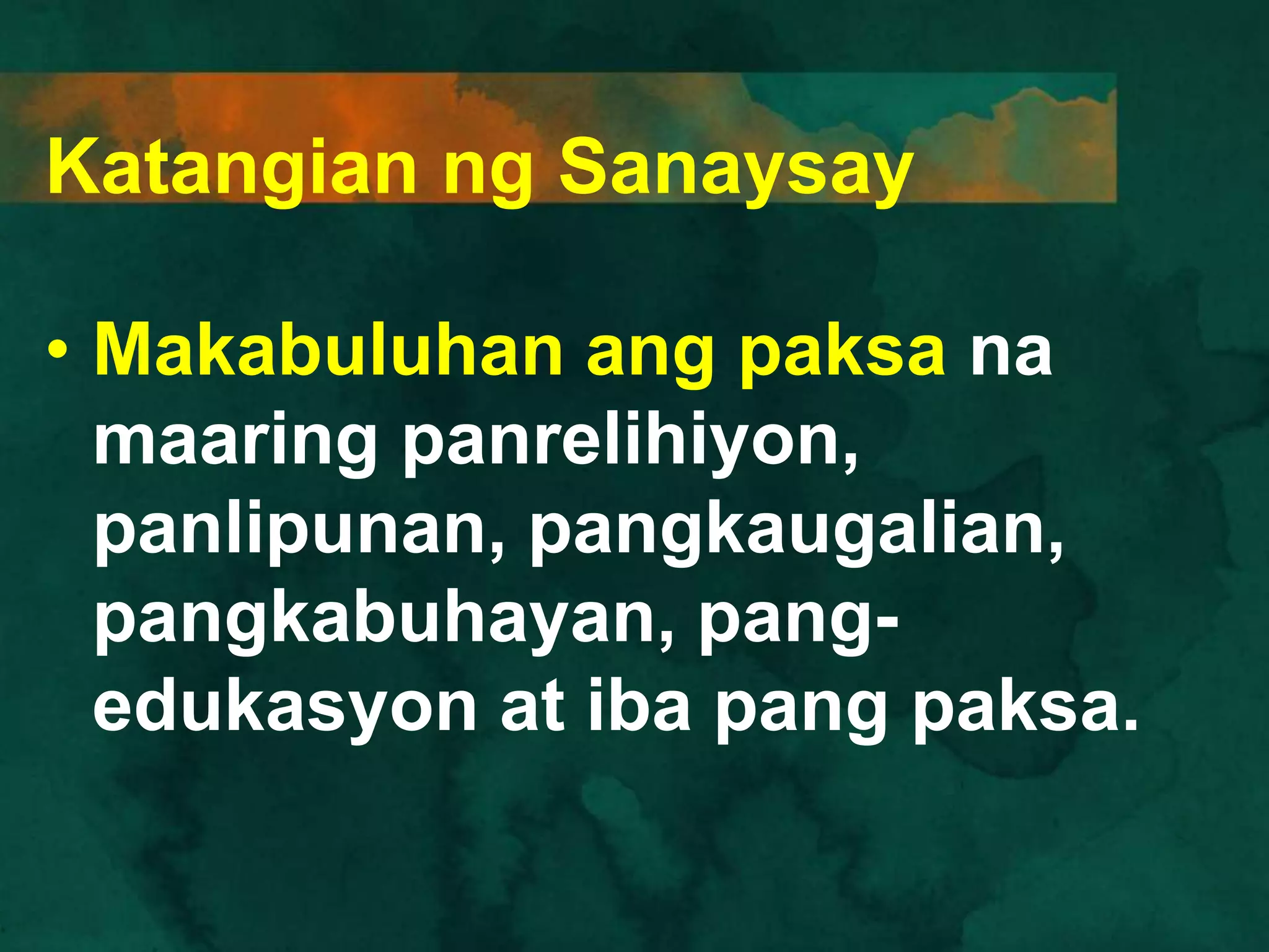 SANAYSAY.ppt