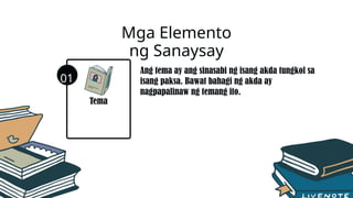 URI NG SANAYSAY, ELEMENTO NG SANAYSAY, BAHAGI NG SANAYSAY.pptx