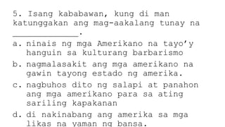 SANAYSAY FILIPINO 8 IKALIMANG LINGGO QUARTER 2 | PPTX