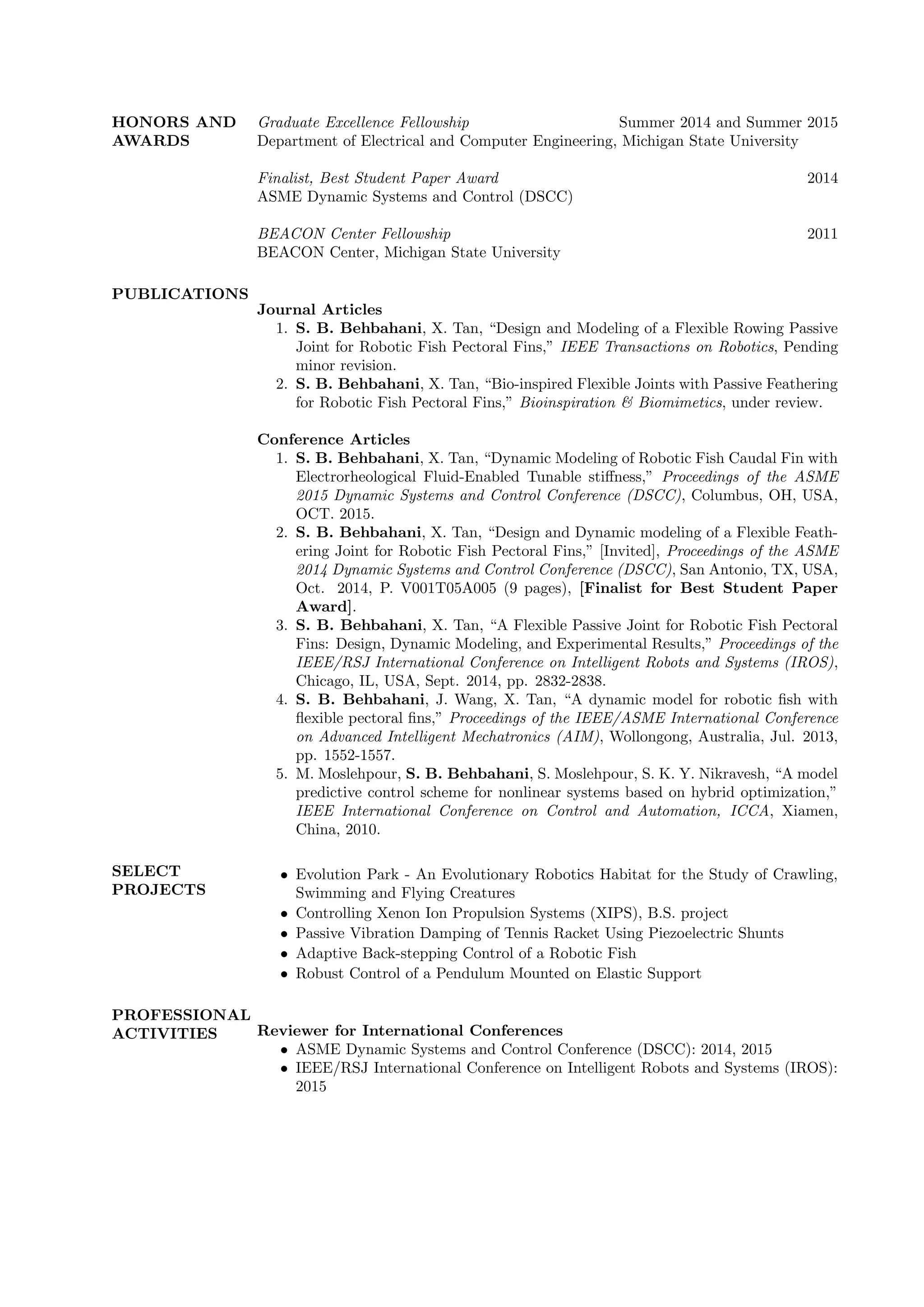 Resume | PDF | Robotics | Technology & Computing