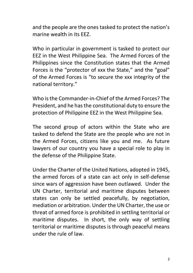 Protecting the West Philippine Sea: A Historic Task For Filipino ...