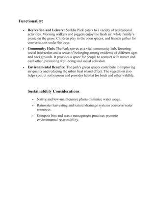sanbkha park report.docx report on pcark | DOCX