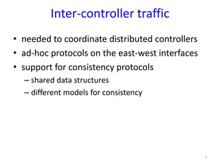 Inter-controller Traffic in ONOS Clusters for SDN Networks | PPT | Free Download