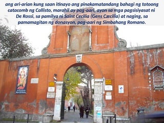 SAN CECILIA, ROMAN VIRGIN MARTYR, patroness of music (Filipino).pptx