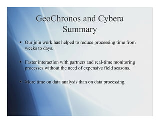GeoChronos: A Platform for Earth Observation Scientists | PPT