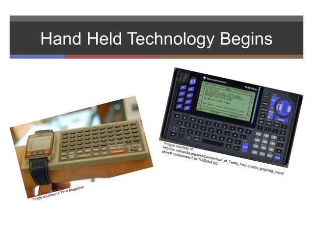 The Evolution of Hand Held Devices | PPT