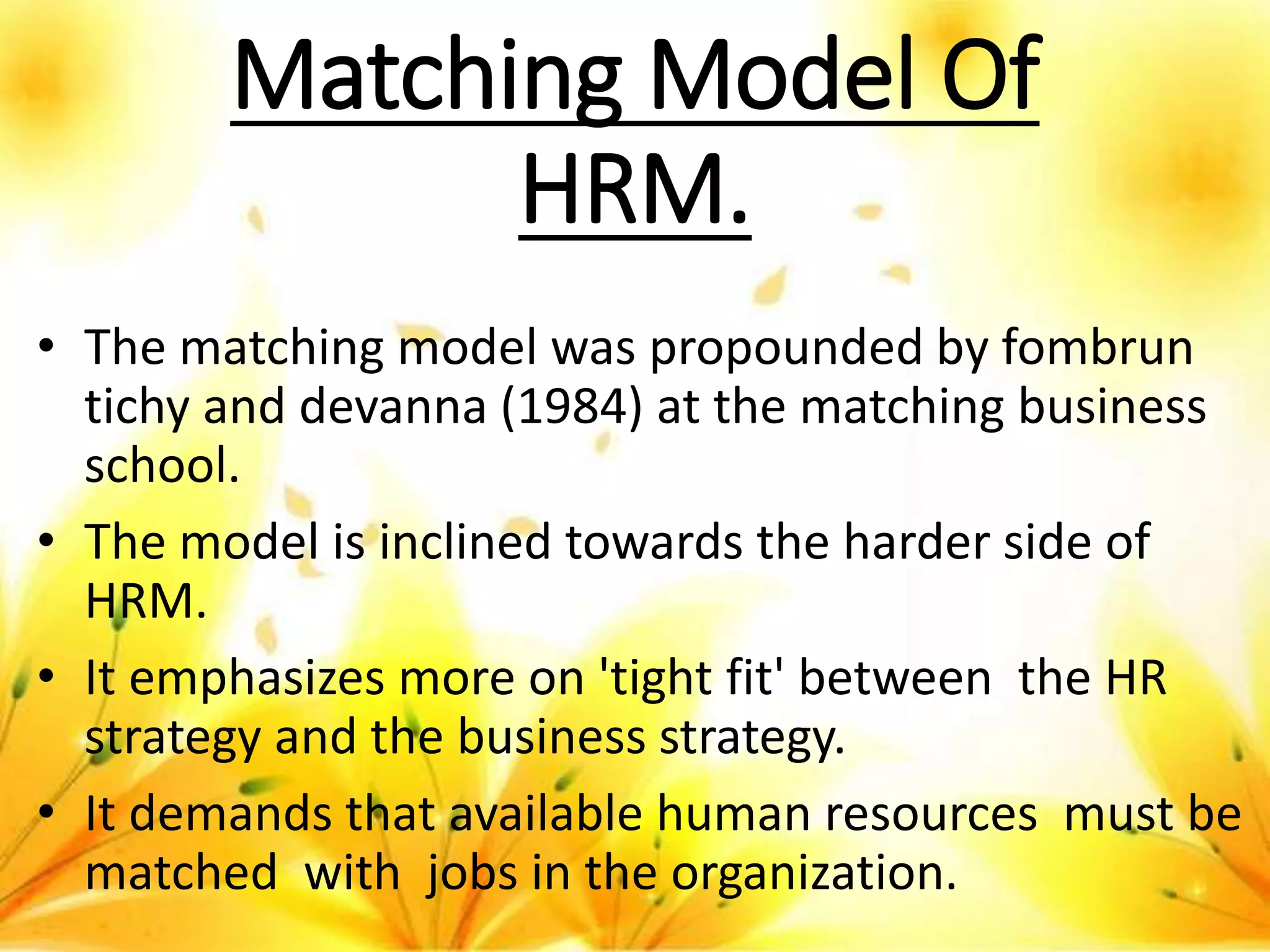 MODELS OF INTERNATIONAL HUMAN RESOURCE MANAGEMENT | PPTX