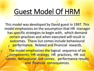MODELS OF INTERNATIONAL HUMAN RESOURCE MANAGEMENT | PPTX