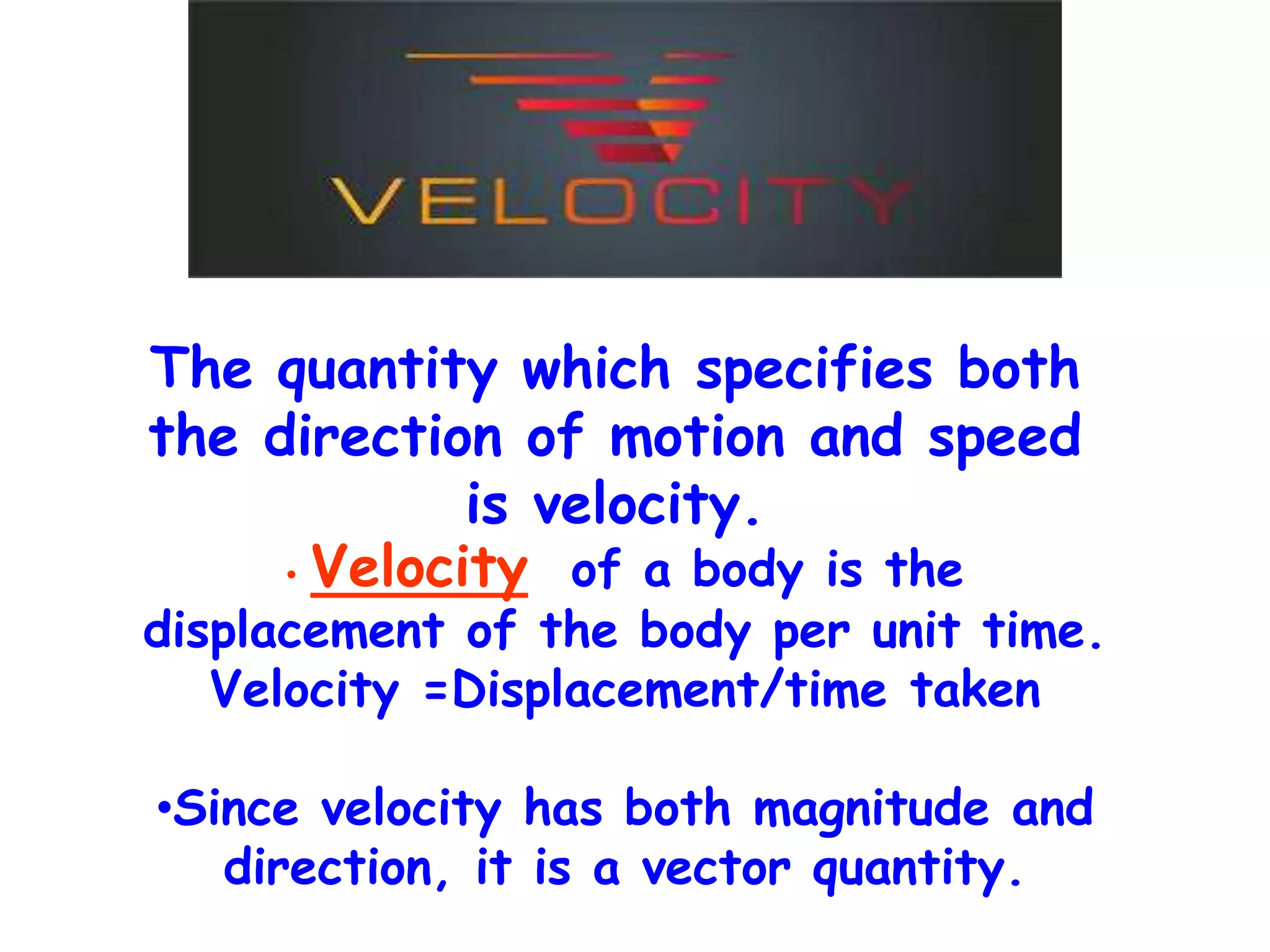 Motion for class 9th | PPTX