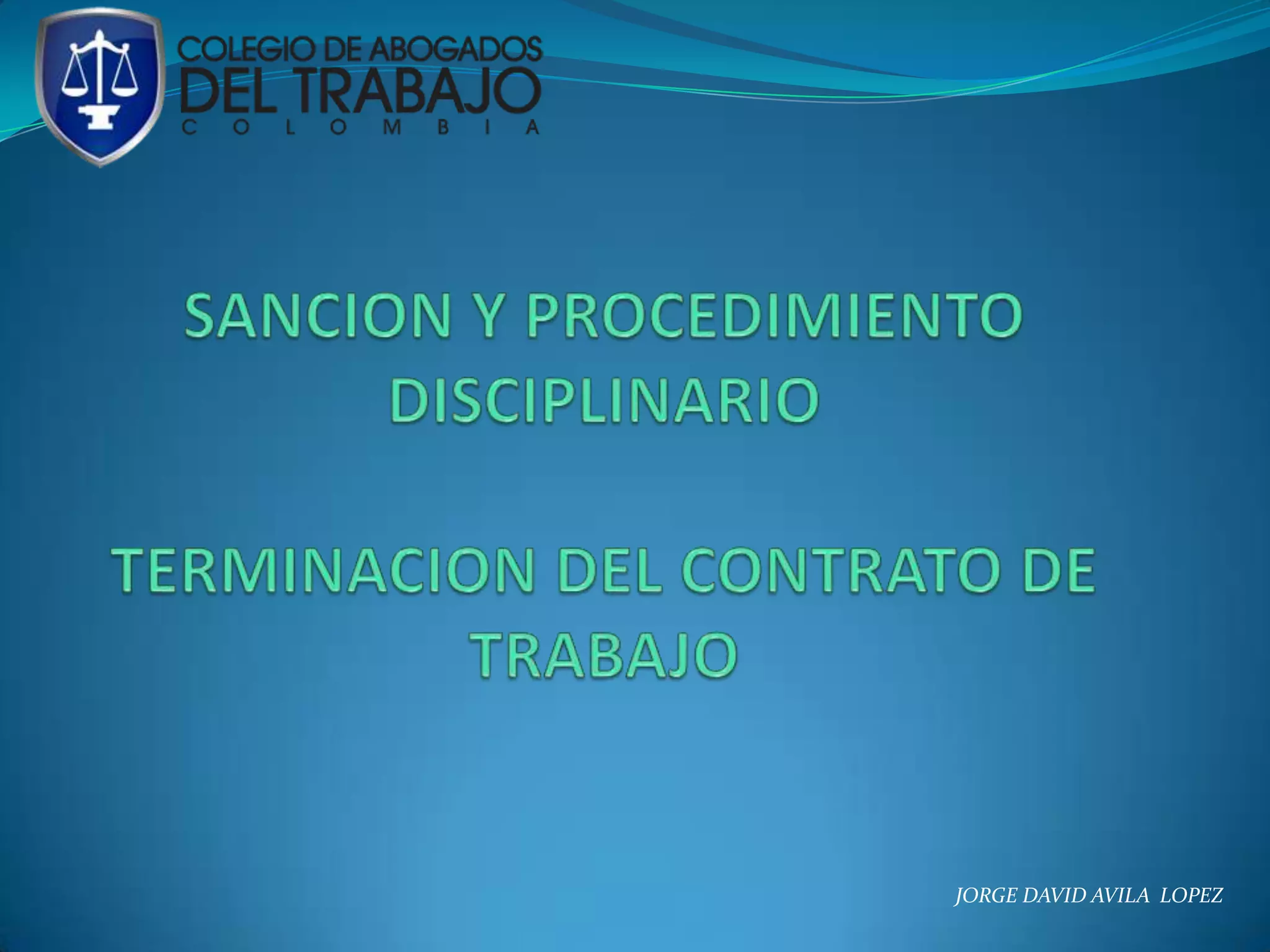 Sancion Disciplinaria | PPTX