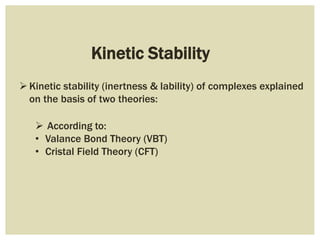 San complex stability | PPT