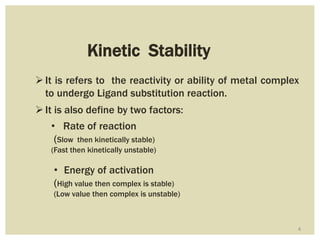 San complex stability | PPT