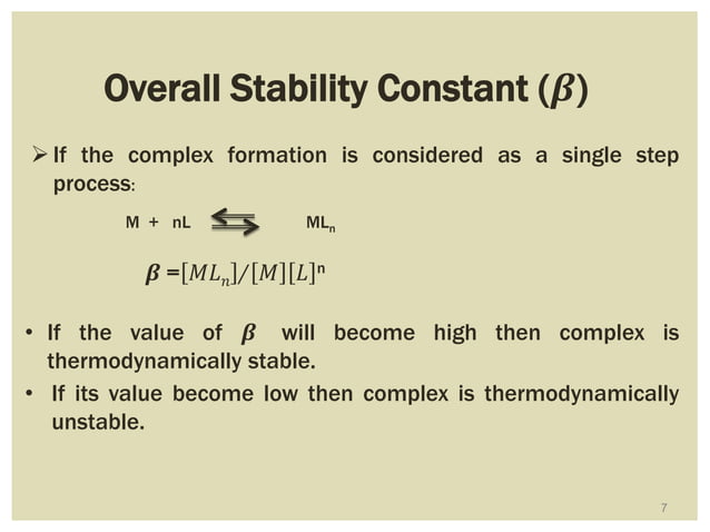 San complex stability | PPT