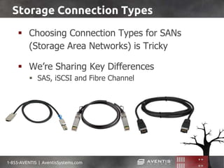 Answers to Your IT Nightmares - SAS, iSCSI, or Fibre Channel? | PPTX
