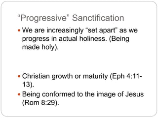 Sanctification, Become Who You Are | PPT