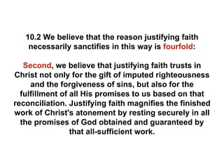 God's Work in Faith and Sanctification | PPTX