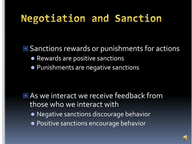 Sanctions | PPTX