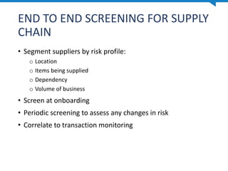 Sanctions Risk - What's the Problem? | PDF