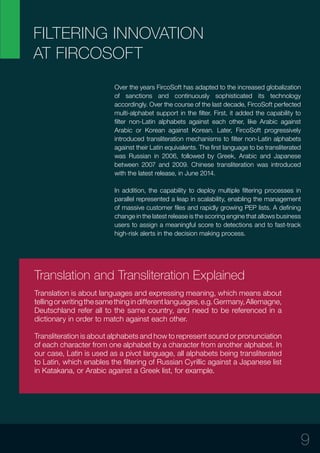 Sanctions Spotlight Brochure | PDF