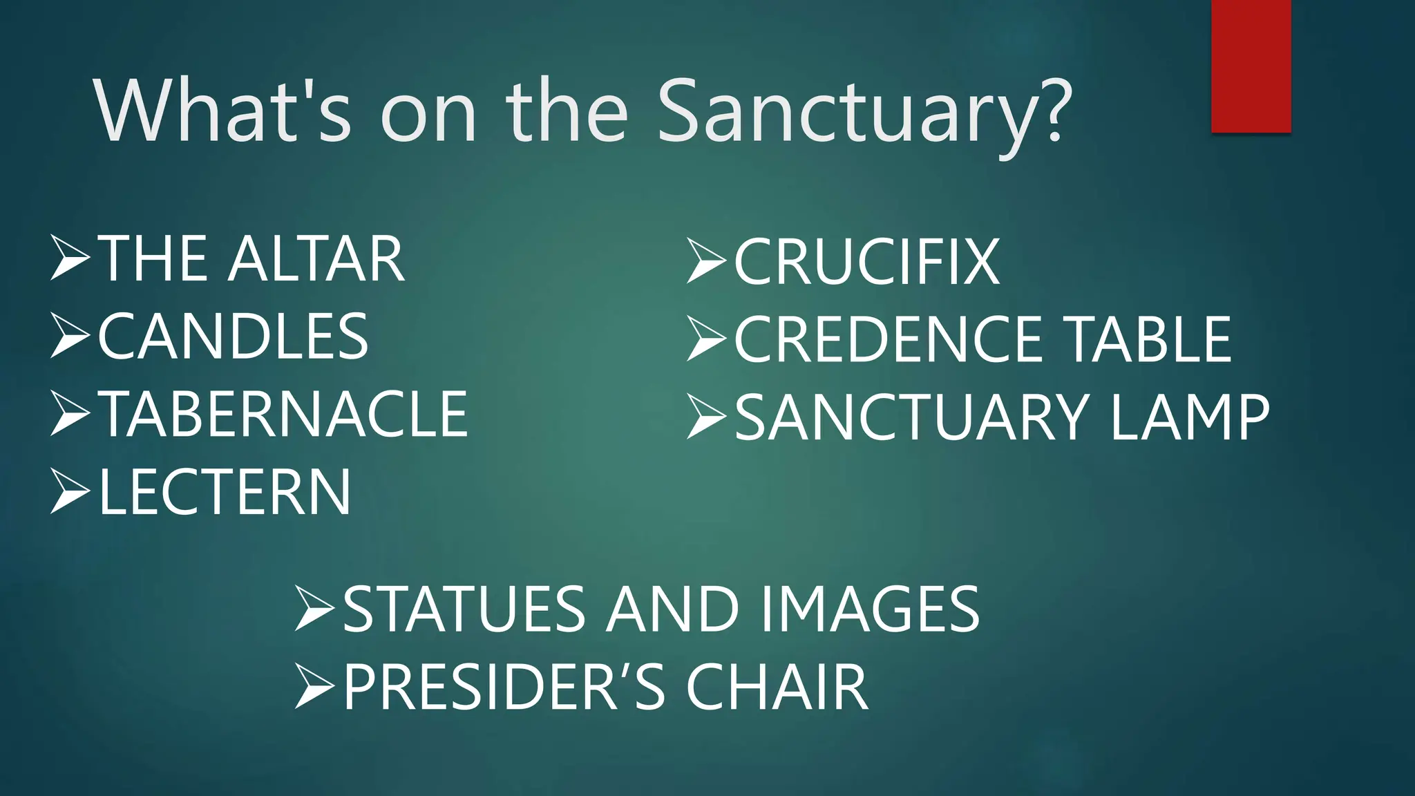 sanctuary to do and sacred vessels .pptx