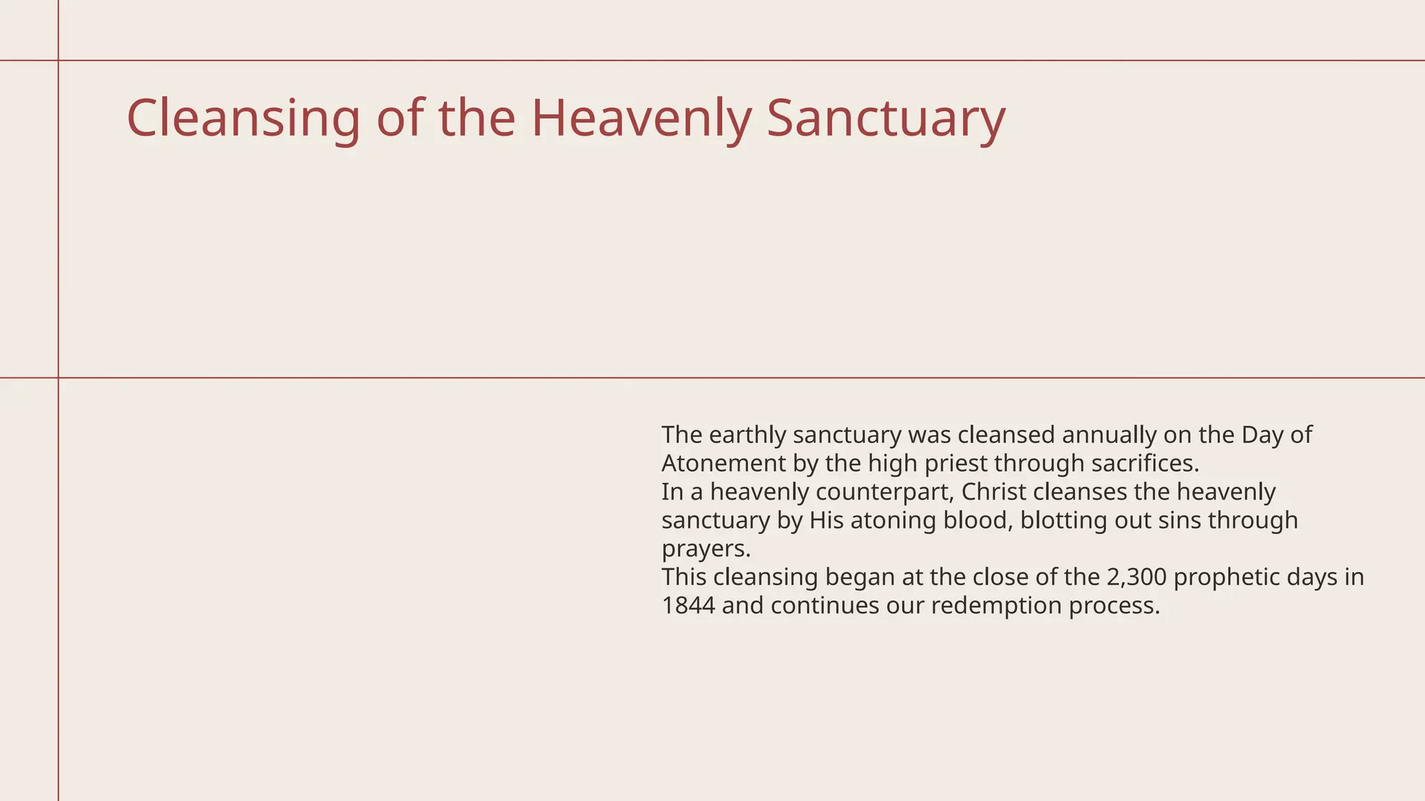 Sanctuary and Its Structure -Into the Holy of Holies | PPTX