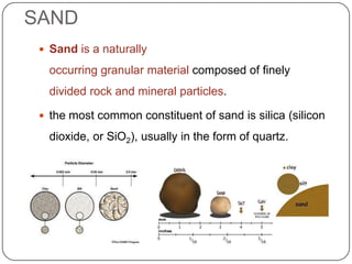 BUILDING MATERIALS - SAND | PPTX