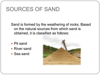 Construction Materials Sand