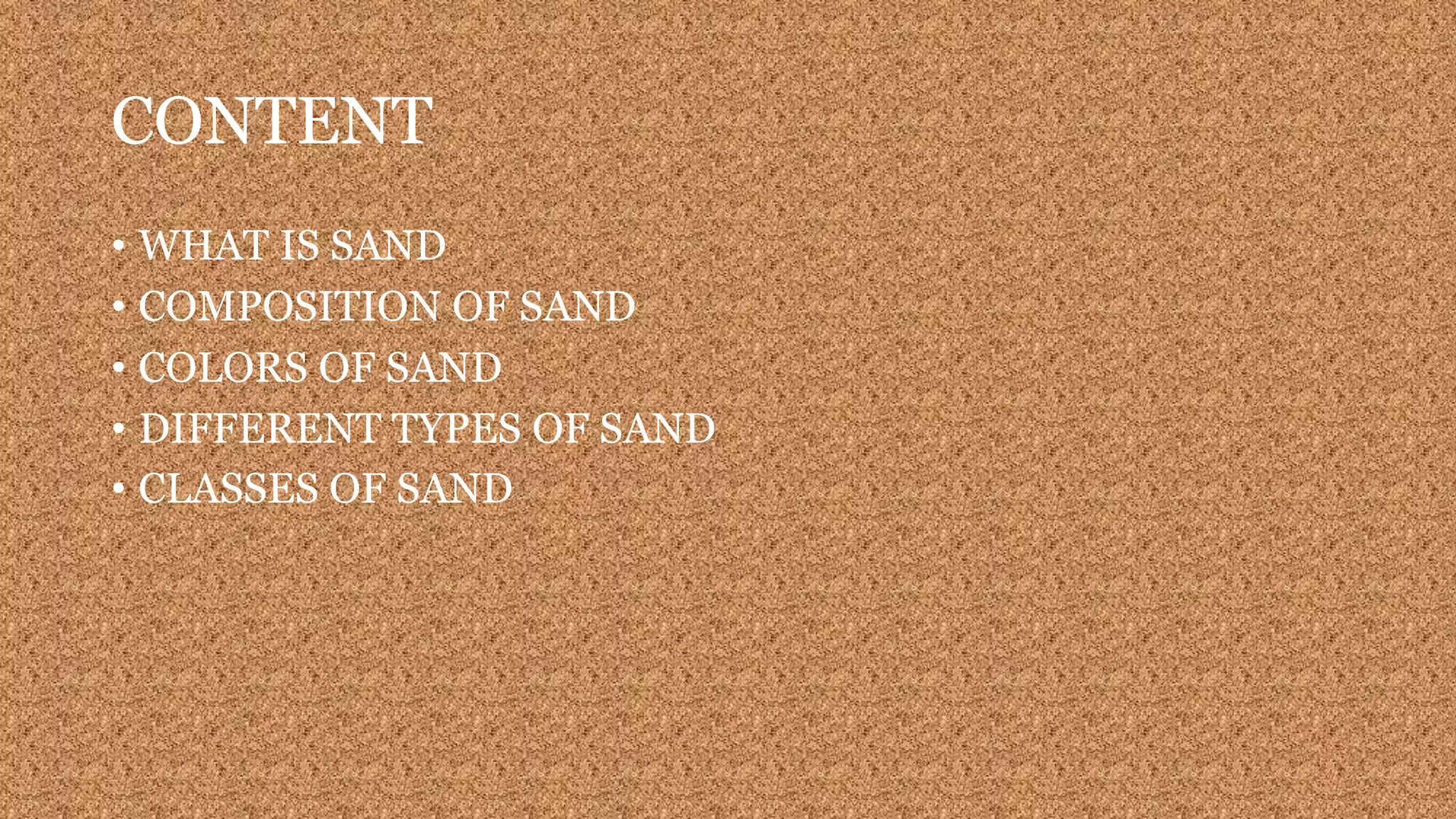 Sand | PDF