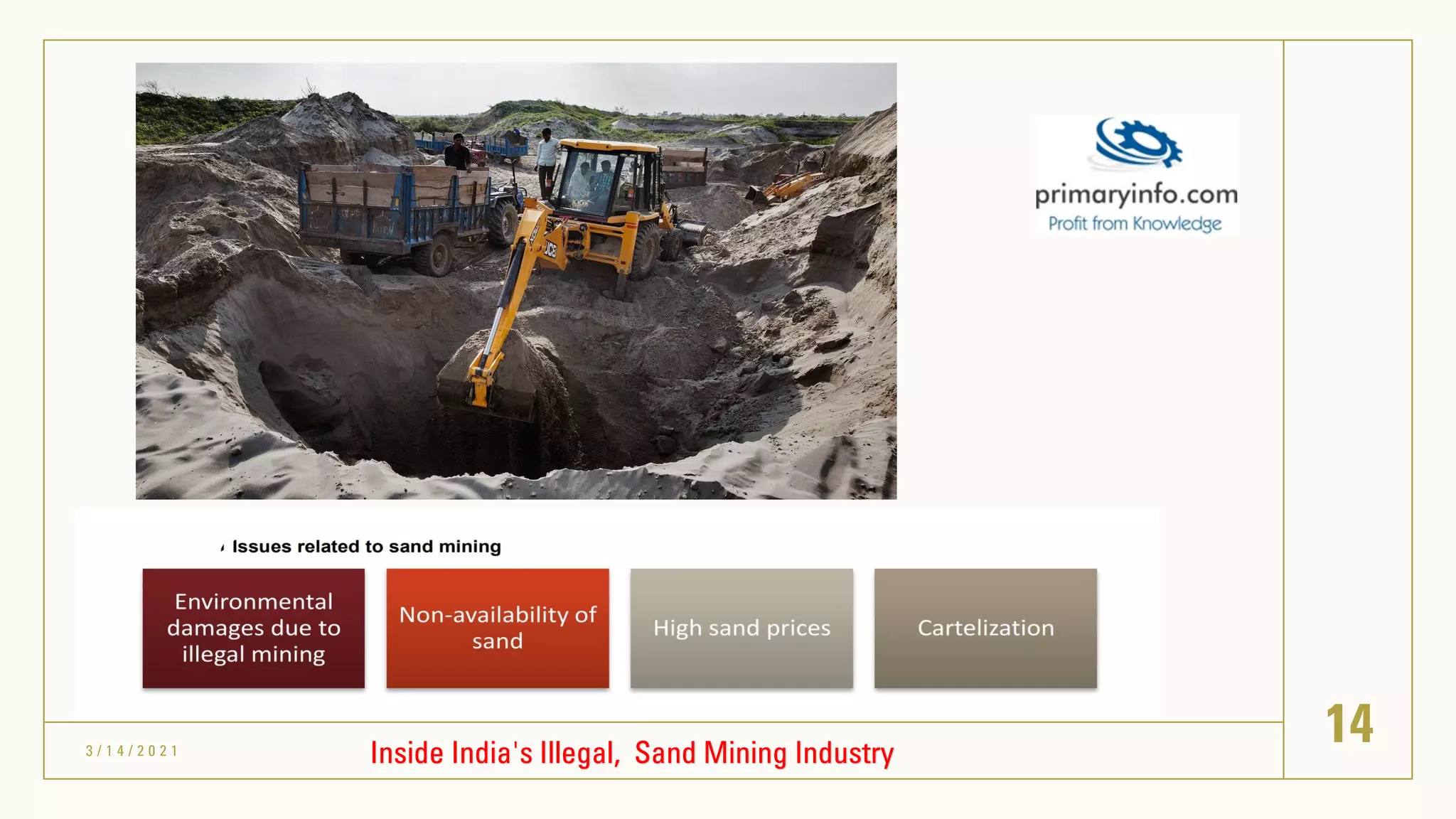 Sand : trade technology project information | PDF