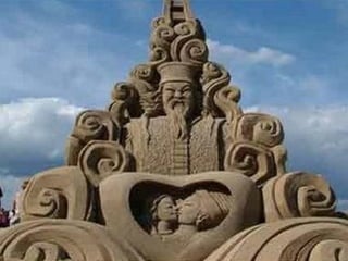 Sand art, India. | PPS