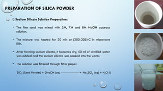 Extraction of Silicon and Silica from River Sand Using Microwave ...