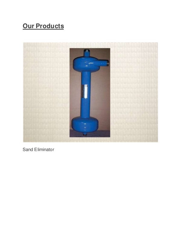 Sand-water separator | DOCX