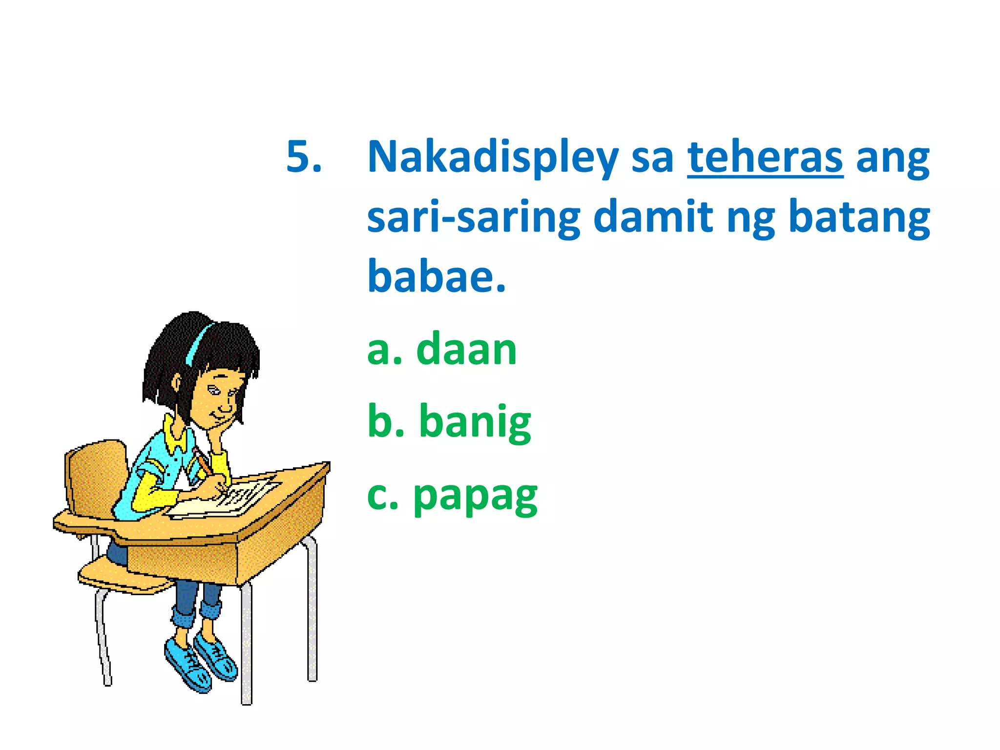 Sandaang damit ni fanny garcia | PPT