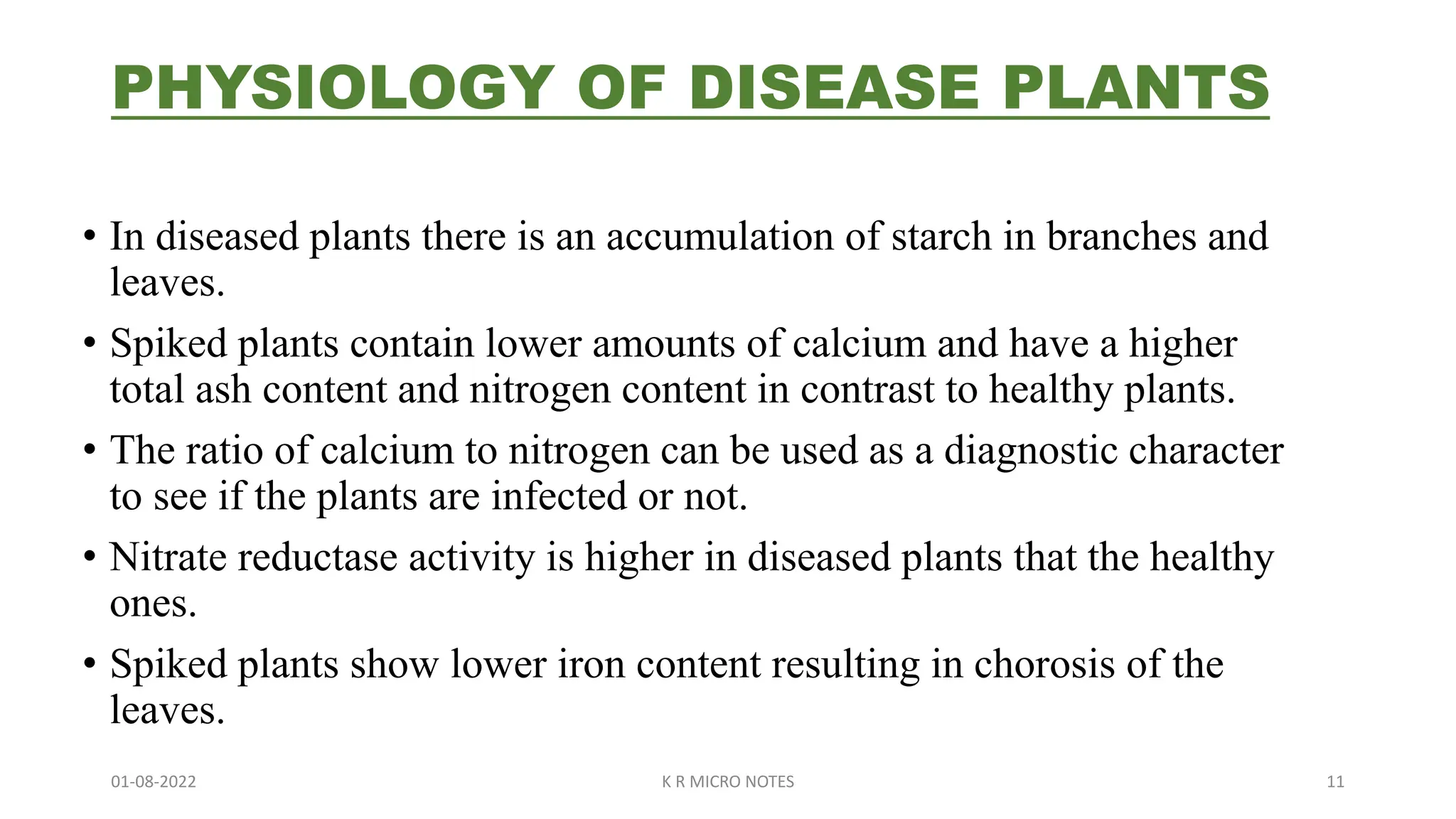 SANDAL SPIKE MYCOPLASMAL DISEASE K R ppt | PPTX