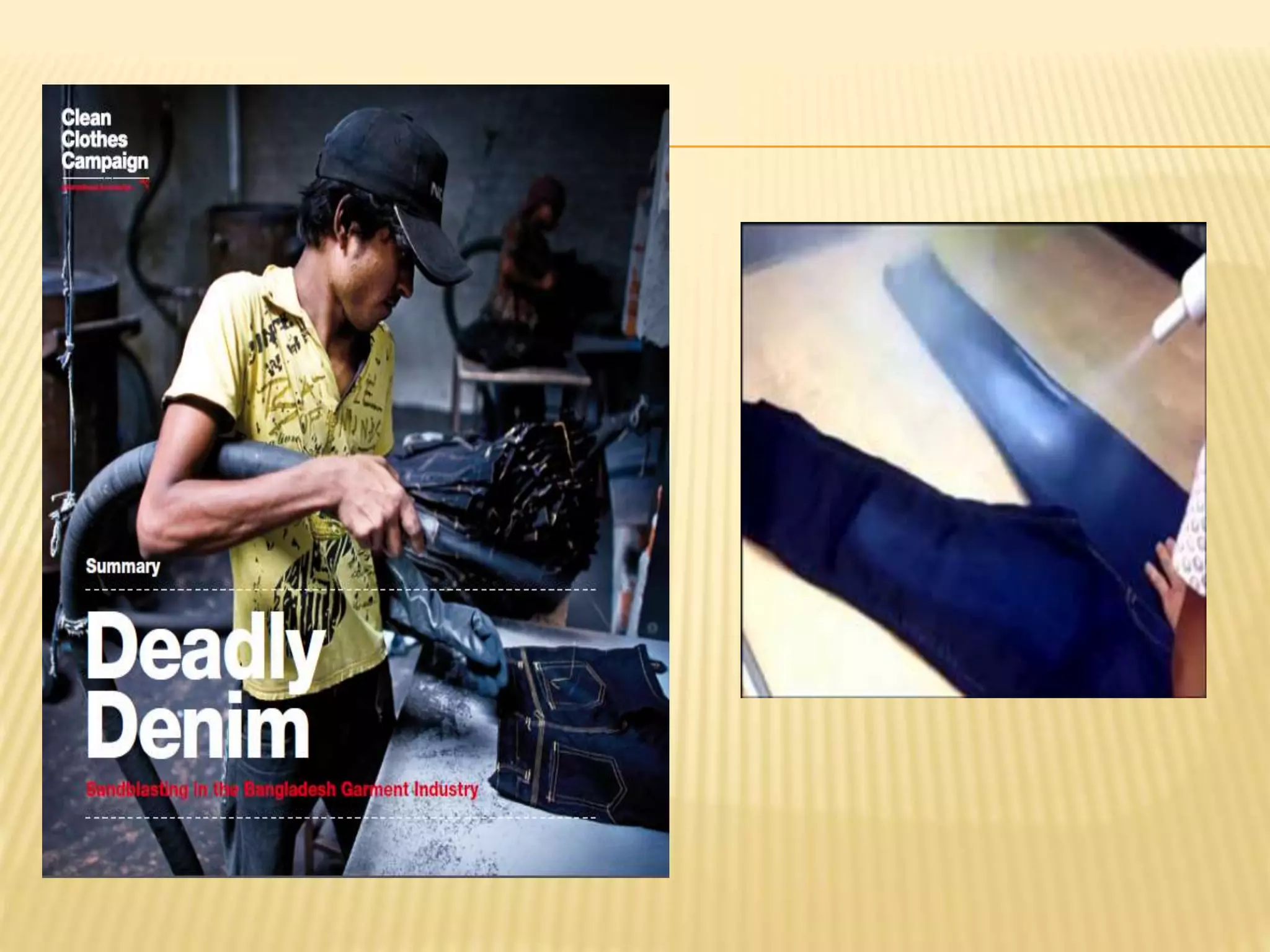 Sand blasting washing process for denim garments | PPTX