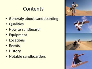 Sandboarding | PPTX