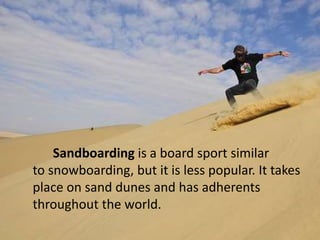 Sandboarding | PPTX