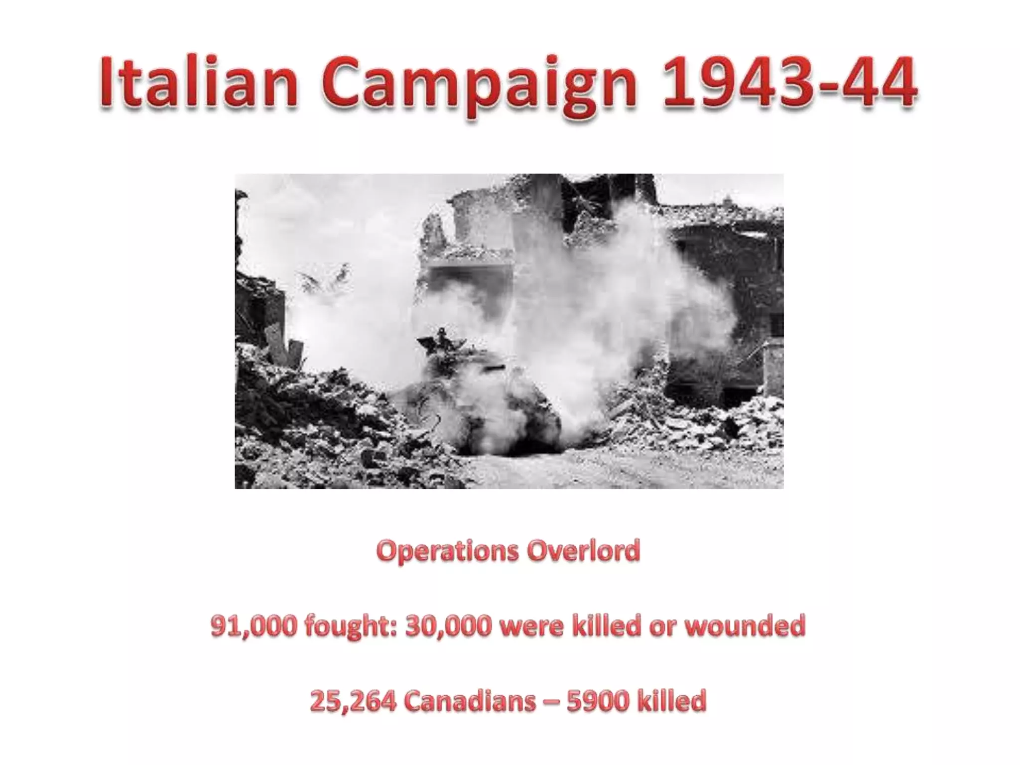 Canadian Battles in WWII | PPTX