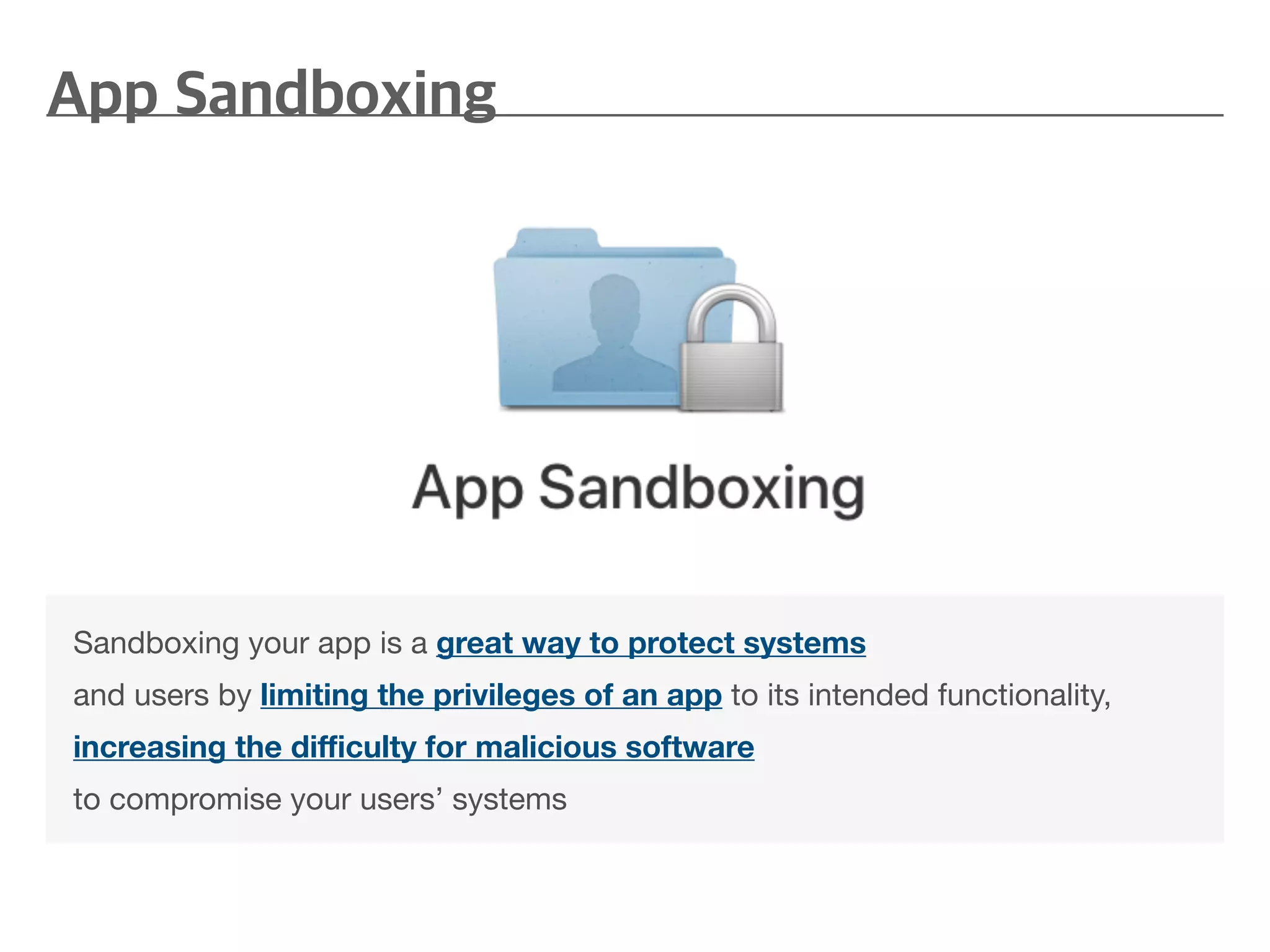 The Sandbox Container Directory | PPT