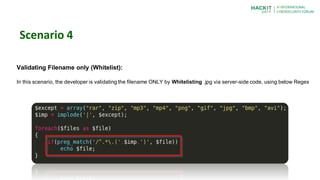 "15 Technique to Exploit File Upload Pages", Ebrahim Hegazy | PDF
