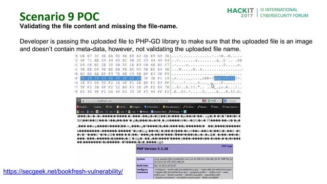 "15 Technique to Exploit File Upload Pages", Ebrahim Hegazy | PPT