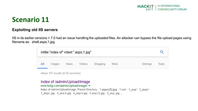 "15 Technique to Exploit File Upload Pages", Ebrahim Hegazy | PPT