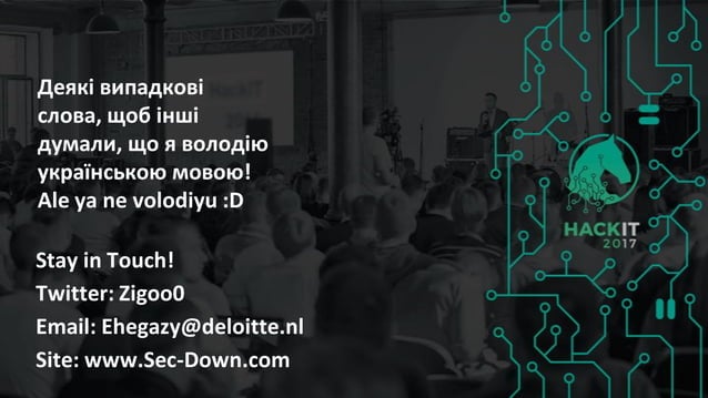 "15 Technique to Exploit File Upload Pages", Ebrahim Hegazy | PPT